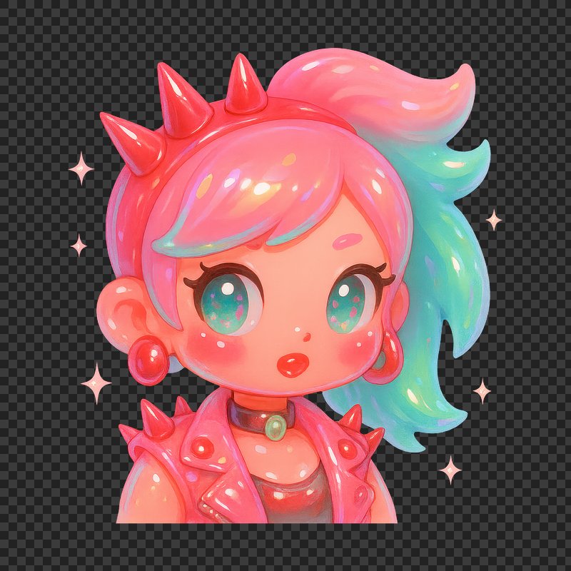 Anime+portraits Texture Art Cute Style Star Images | Free Photos, PNG ...