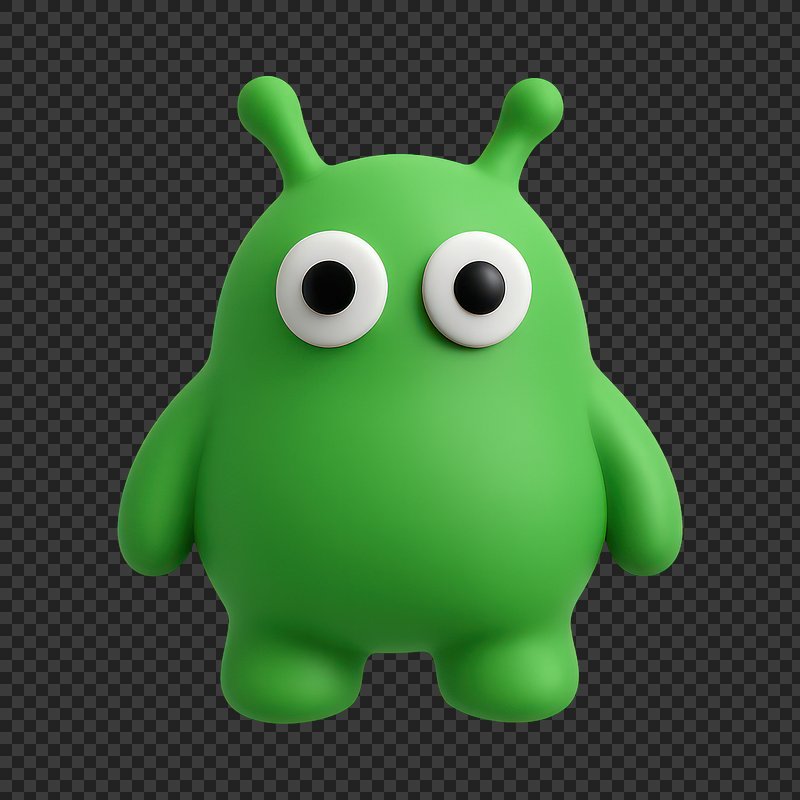 Green Alien Cartoon PNG Images | Free Photos, PNG Stickers, Wallpapers ...