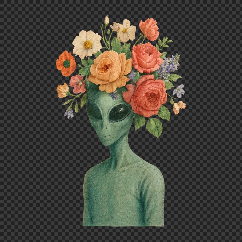 Alien Vintage PNG Images | Free Photos, PNG Stickers, Wallpapers ...