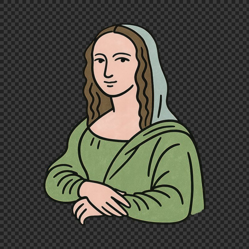 Cartoon Mona Lisa Images | Free Photos, PNG Stickers, Wallpapers ...