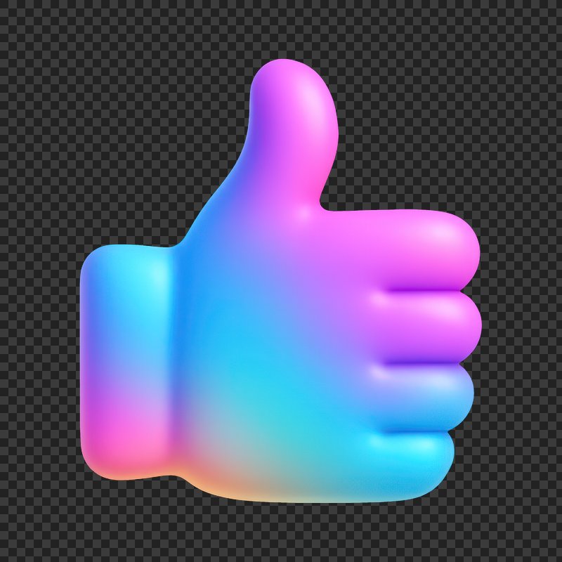 3d Thumbs Up Emoji Illustration Images | Free Photos, PNG Stickers ...
