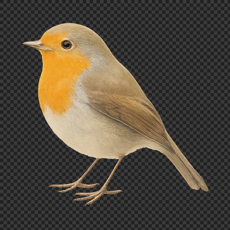 Robin Wildlife PNG Shadow Images | Free Photos, PNG Stickers ...