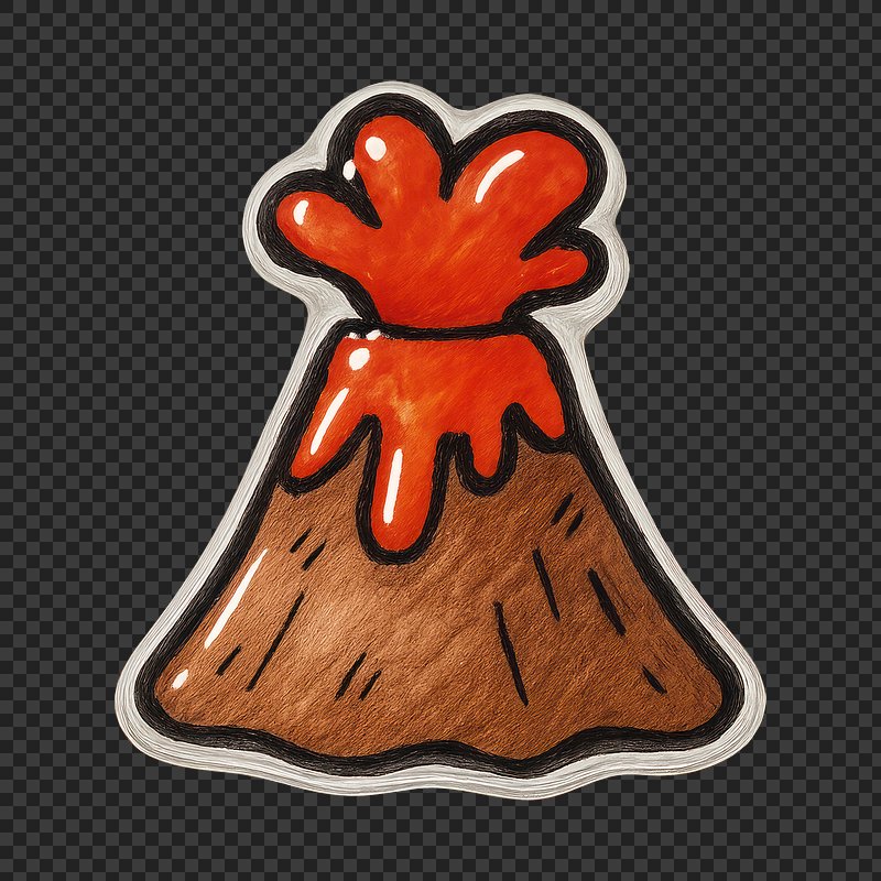 Cartoon Volcano Images | Free Photos, PNG Stickers, Wallpapers ...
