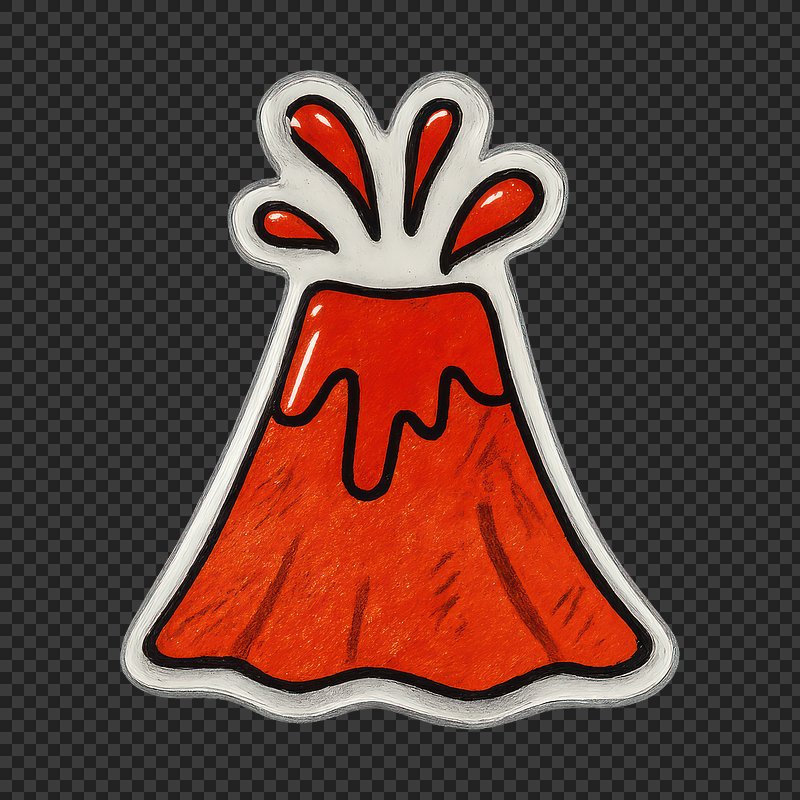 Cartoon Volcano Images | Free Photos, PNG Stickers, Wallpapers ...