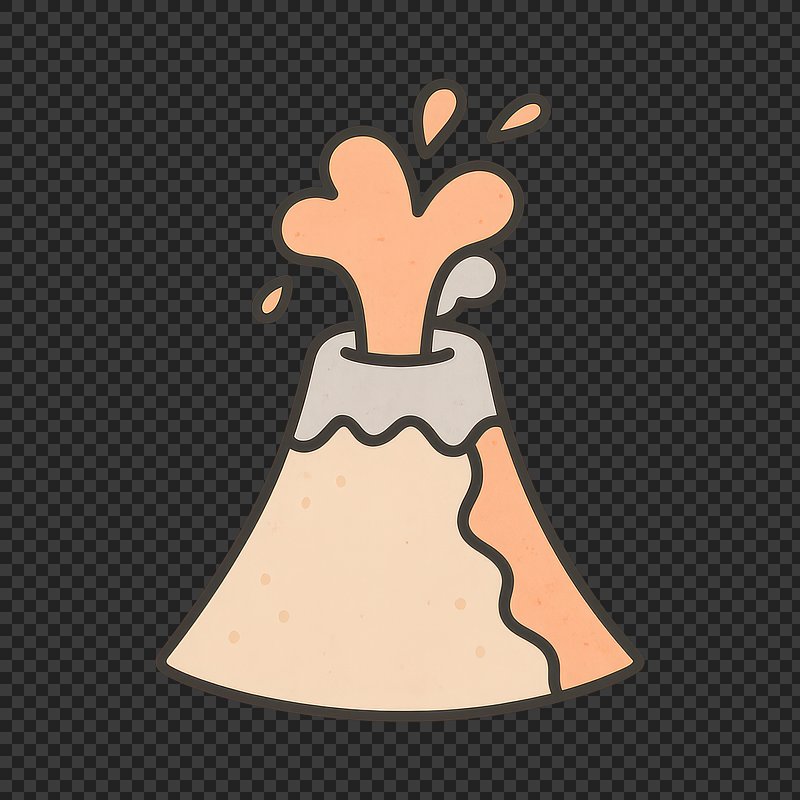 Cartoon Volcano Images | Free Photos, PNG Stickers, Wallpapers ...