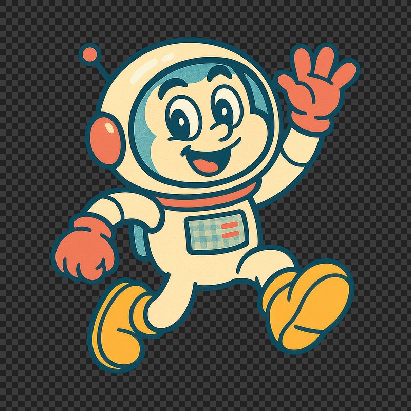 Astronaut+cartoon Transparent Images | Free Photos, PNG Stickers ...