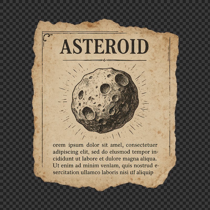Asteroid PNG Images | Free Photos, PNG Stickers, Wallpapers ...