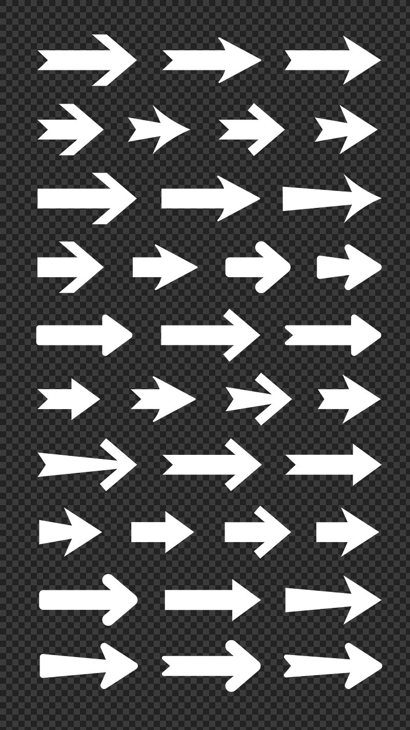 White Arrow PNG Images | Free Photos, PNG Stickers, Wallpapers ...