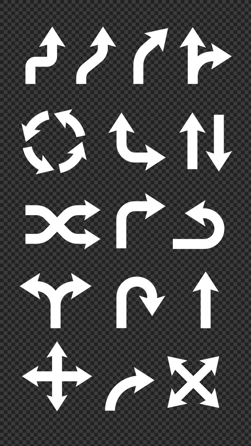 White Arrow PNG Images | Free Photos, PNG Stickers, Wallpapers ...