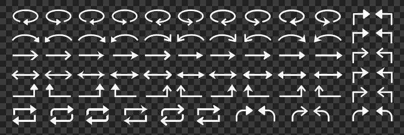 White Arrow PNG Images | Free Photos, PNG Stickers, Wallpapers ...