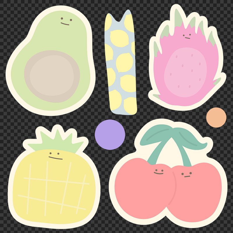 Sticker+cute Transparent PNG Images | Free Photos, PNG Stickers ...