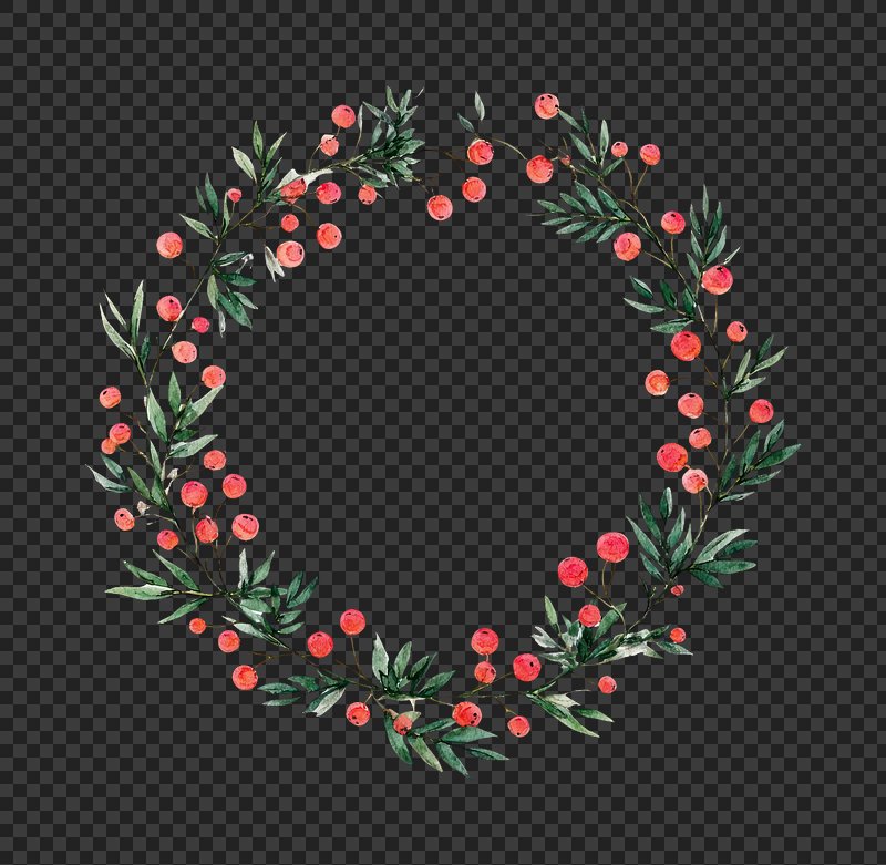 Floral+leaves+in+circle Design Images | Free Photos, PNG Stickers ...