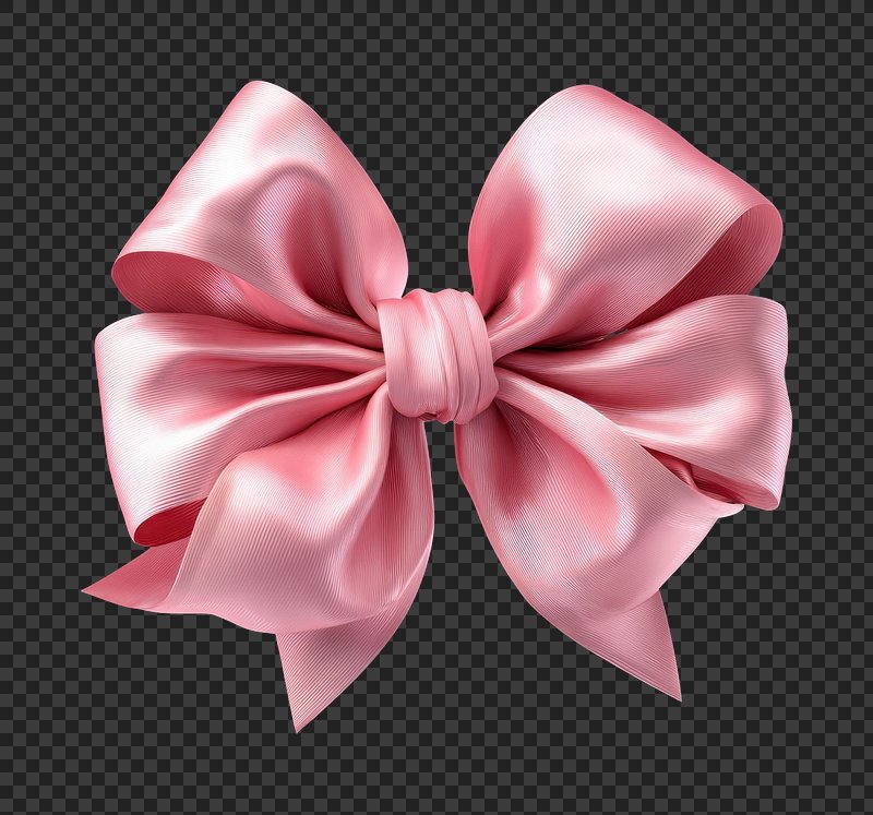 Pink Bow Transparent PNG Images | Free Photos, PNG Stickers, Wallpapers ...