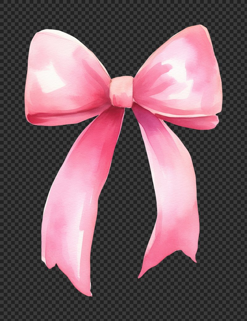 Pink Bow Transparent PNG Images | Free Photos, PNG Stickers, Wallpapers ...