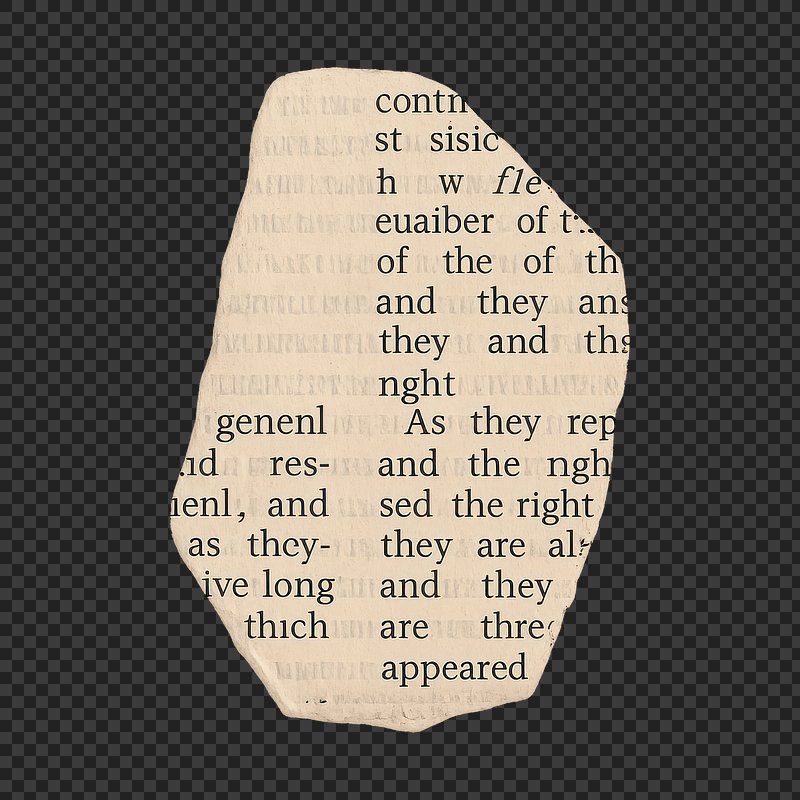 PNG Vintage torn paper text | Free PNG - rawpixel