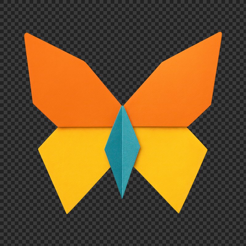 Origami+butterfly PNG Images | Free Photos, PNG Stickers, Wallpapers ...