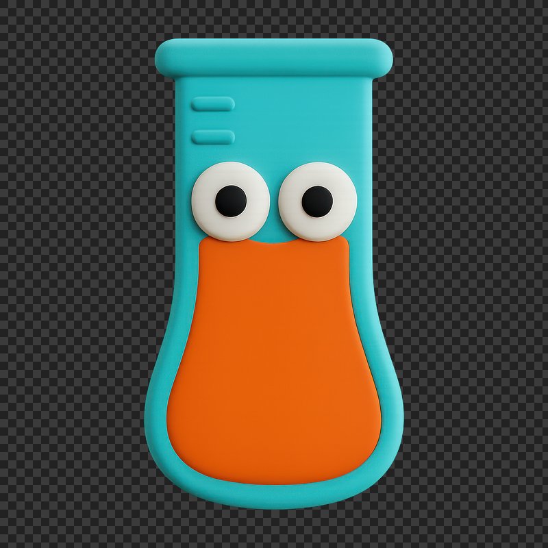 Cartoon+beaker Science Cute Background Design Images | Free Photos, PNG ...