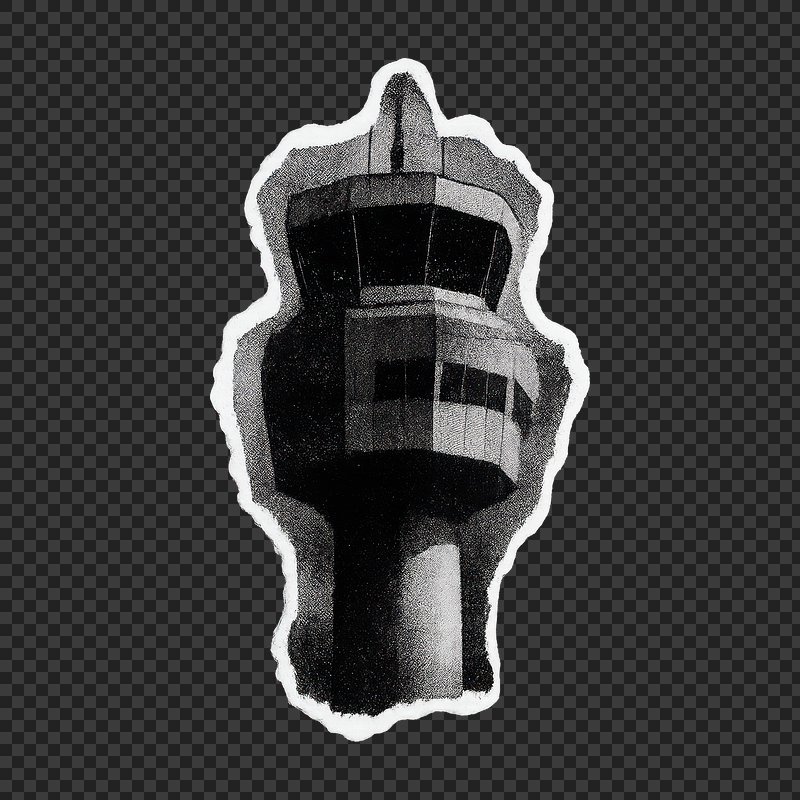 Airport Black And White PNG Images | Free Photos, PNG Stickers ...