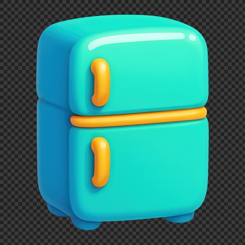 PNG Colorful cartoon fridge illustration | Free Icons - rawpixel