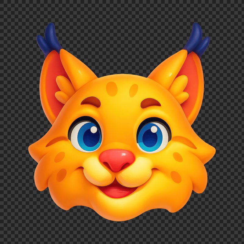 Cute Lynx Cat Design Images | Free Photos, PNG Stickers, Wallpapers ...