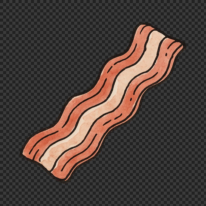 Transparent Bacon Book Watercolor Illustration Images | Free Photos ...