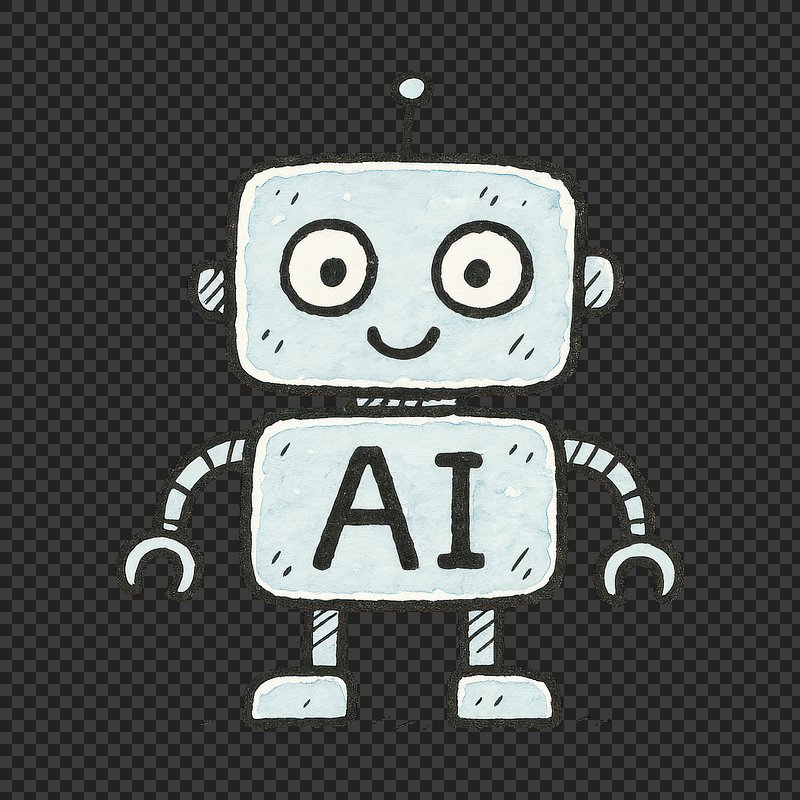 Ai Robot Cute Shadow PNG Images | Free Photos, PNG Stickers, Wallpapers ...
