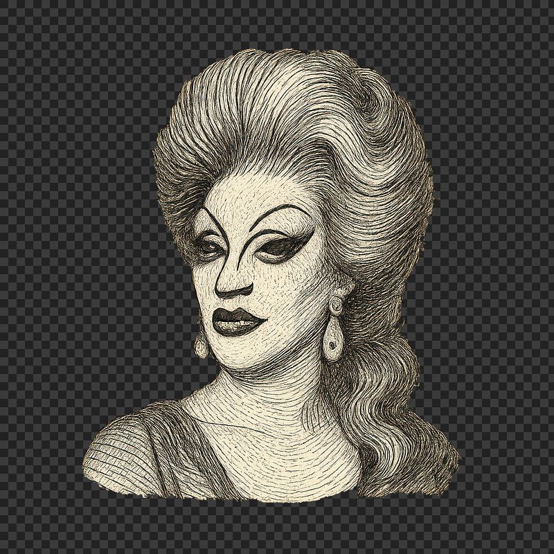 Drag Queen PNG Portrait Images | Free Photos, PNG Stickers, Wallpapers ...