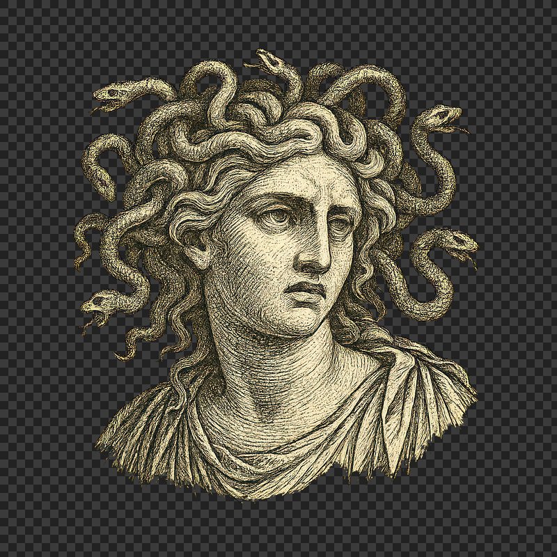 Medusa PNG Vintage Images | Free Photos, PNG Stickers, Wallpapers ...