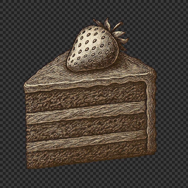 Chocolate+design+by+hand+on+cake Transparent Images | Free Photos, PNG ...