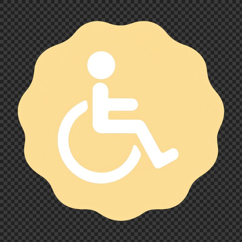 Icon Handicap Symbol Design Isolated Transparent Images | Free Photos ...