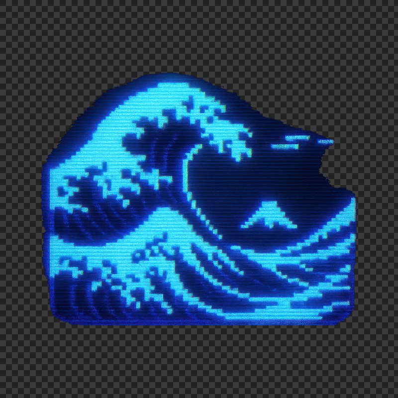 Pixel+waves Shadow Images | Free Photos, PNG Stickers, Wallpapers ...