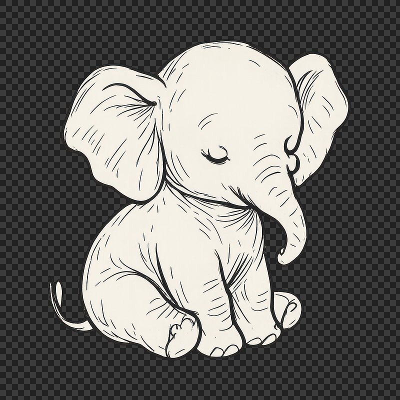 Black And White Elephant Images | Free Photos, PNG Stickers, Wallpapers ...