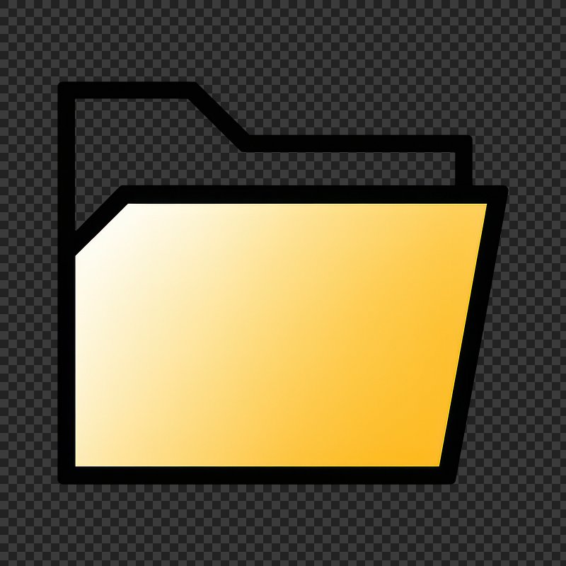 White Folder Icon PNG Gradient Images | Free Photos, PNG Stickers ...