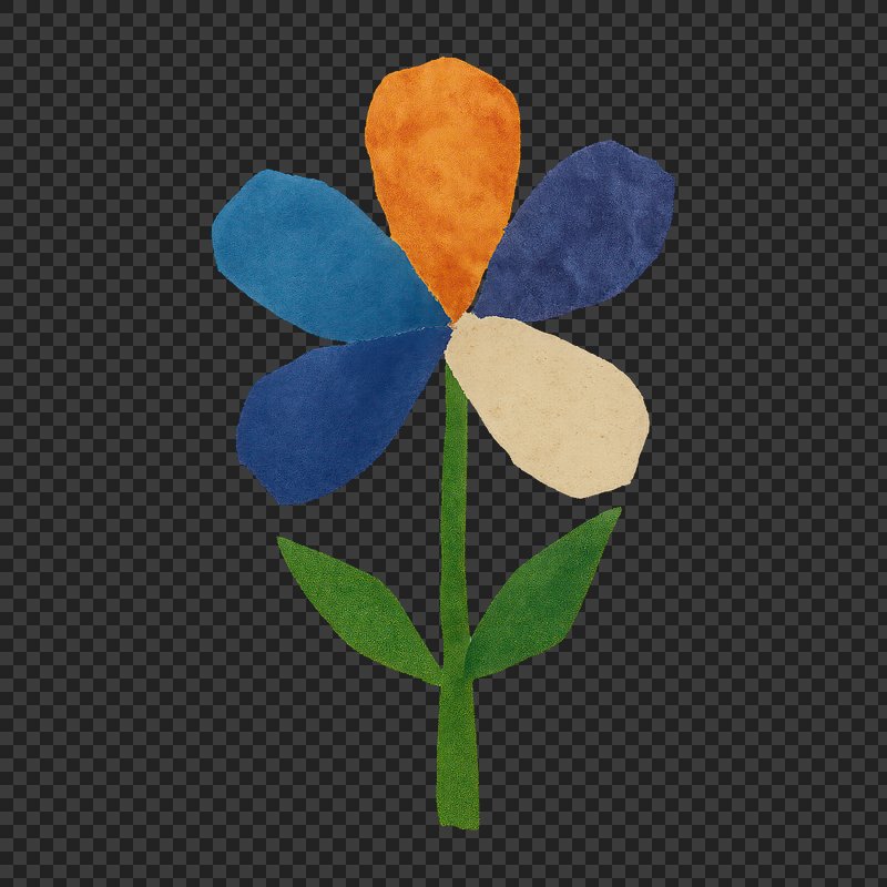 Abstract Flower Ripped Paper Collage Images | Free Photos, PNG Stickers ...