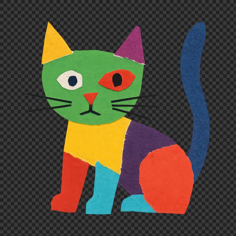 Cat Paper PNG Collage Images | Free Photos, PNG Stickers, Wallpapers ...