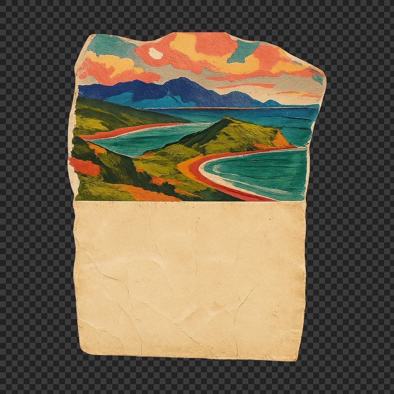Paper+landscapes+and+mountains Scenery Shadow Art Aesthetic PNG Images ...
