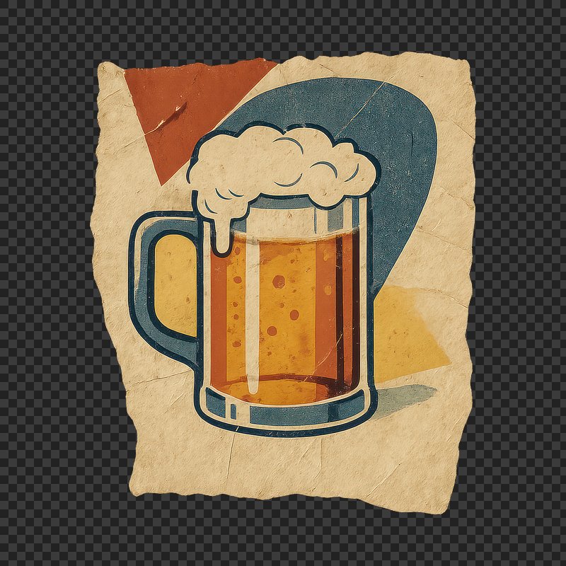 Vintage Beer Poster PNG Images | Free Photos, PNG Stickers, Wallpapers ...