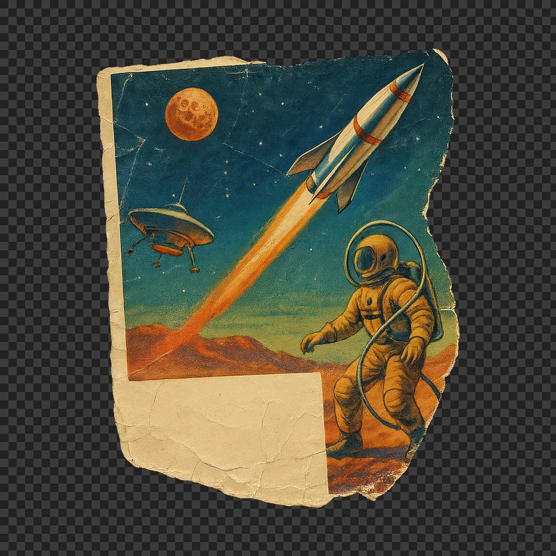 Vintage Poster Science Space Images | Free Photos, PNG Stickers ...