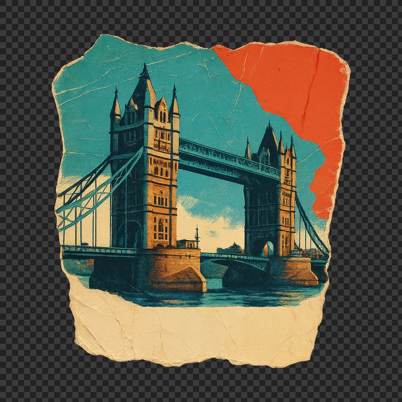 Bridge+art Style PNG Design Vintage Shadow Images | Free Photos, PNG ...