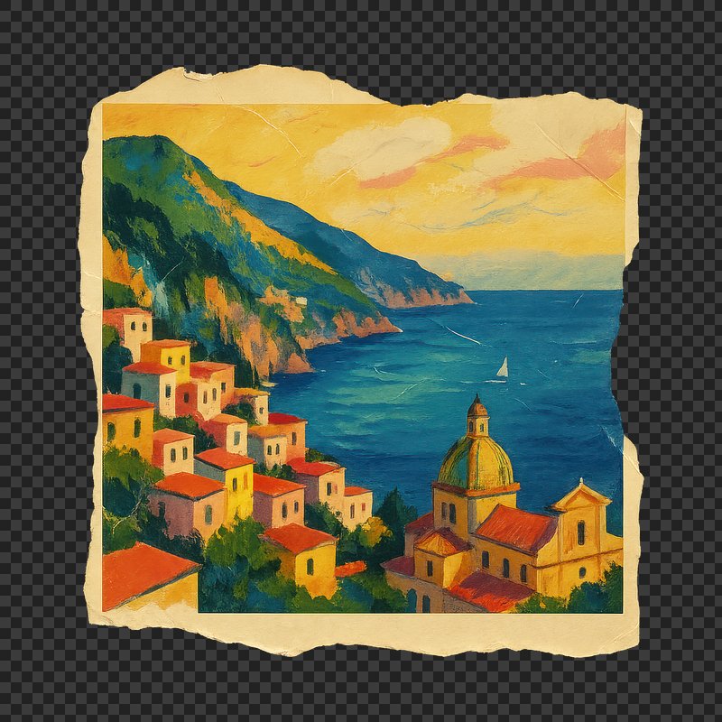 Old Villages Vintage Painting Images | Free Photos, PNG Stickers ...