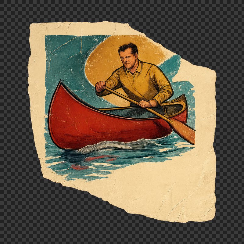 Vintage Canoeing Paper Images | Free Photos, PNG Stickers, Wallpapers ...