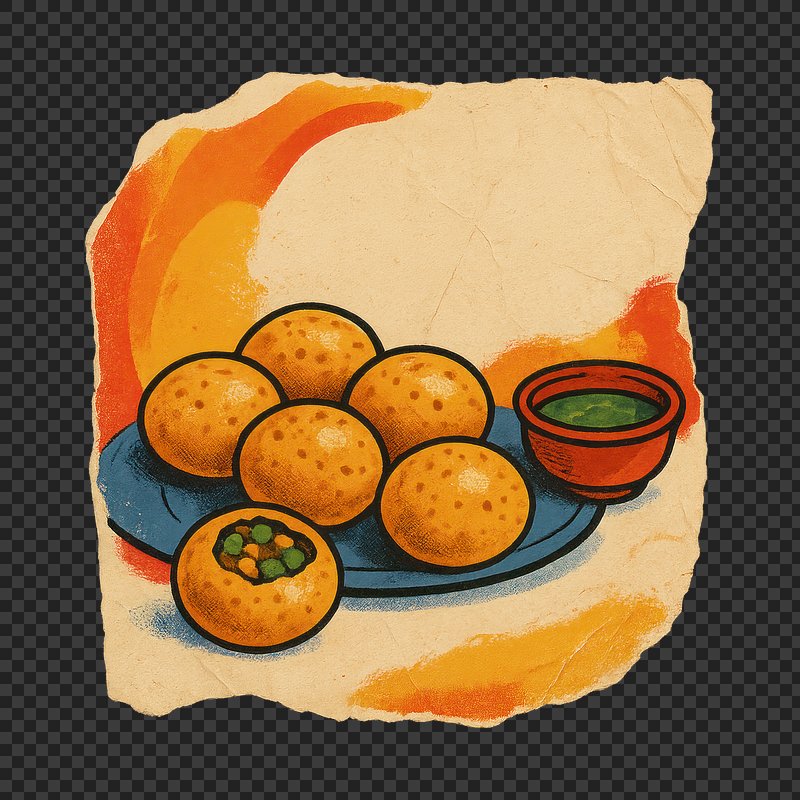 Pani Puri PNG Images | Free Photos, PNG Stickers, Wallpapers ...