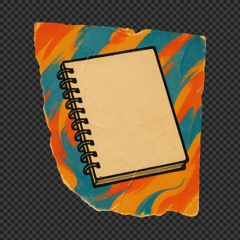 Vintage Notebooks Isolated PNG Aesthetic Images | Free Photos, PNG ...