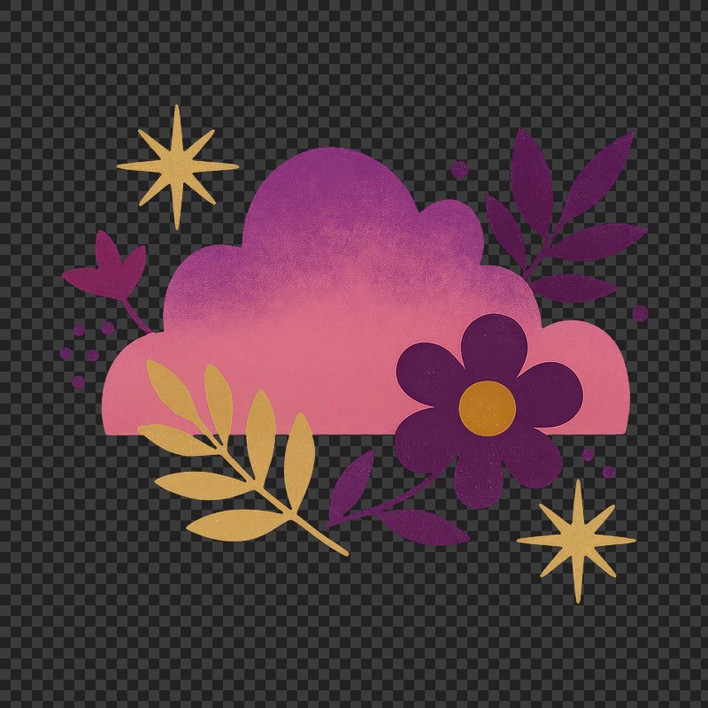 Cloud Dotted Graphic Design Shapes Images | Free Photos, PNG Stickers ...
