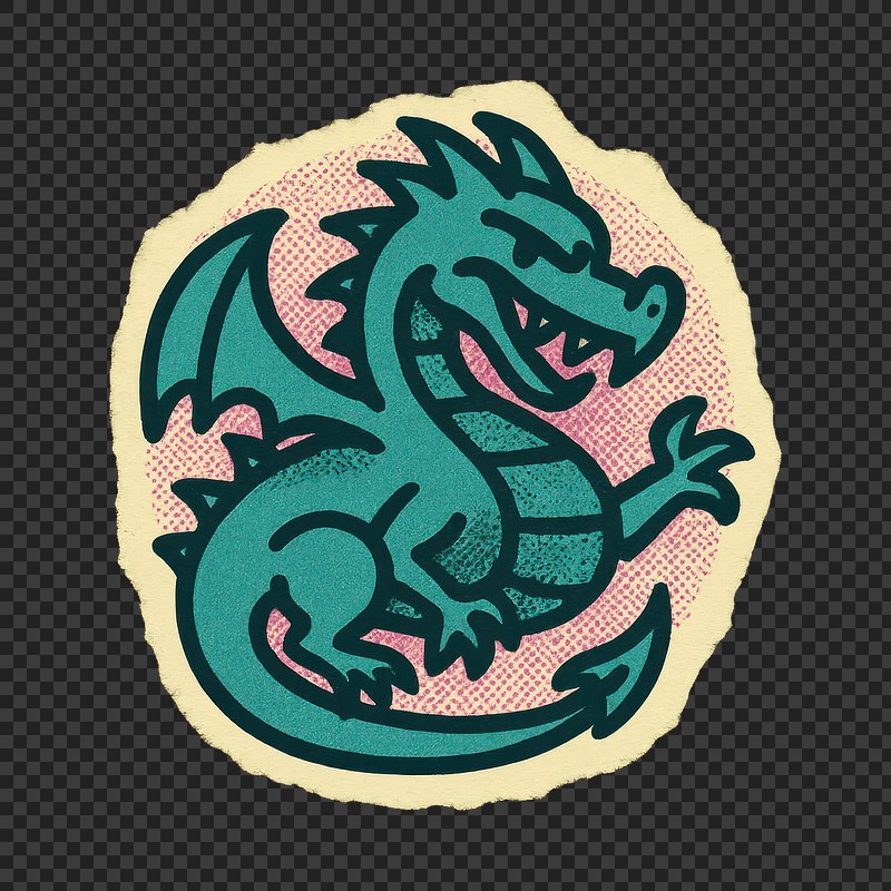 Cute+dragon+stickers Design Images | Free Photos, PNG Stickers ...