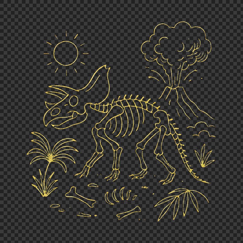 Dino Skeleton Art Images | Free Photos, PNG Stickers, Wallpapers ...
