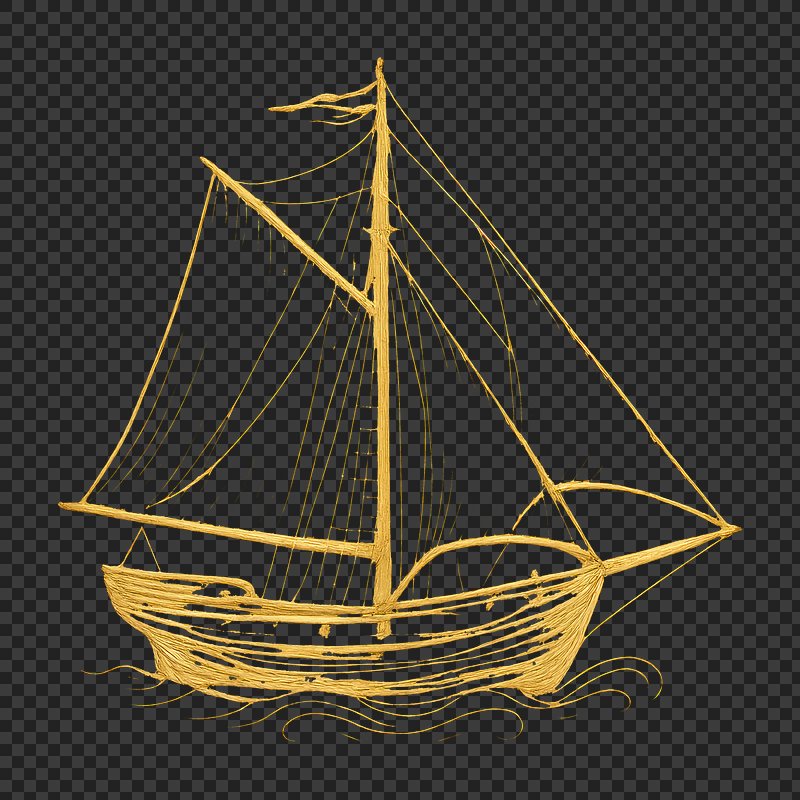 Gold Boat Background PNG Texture Images | Free Photos, PNG Stickers ...