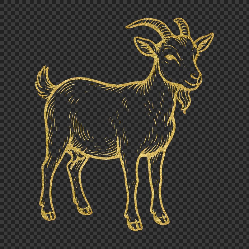 Goat Drawing Color Art Images | Free Photos, PNG Stickers, Wallpapers ...