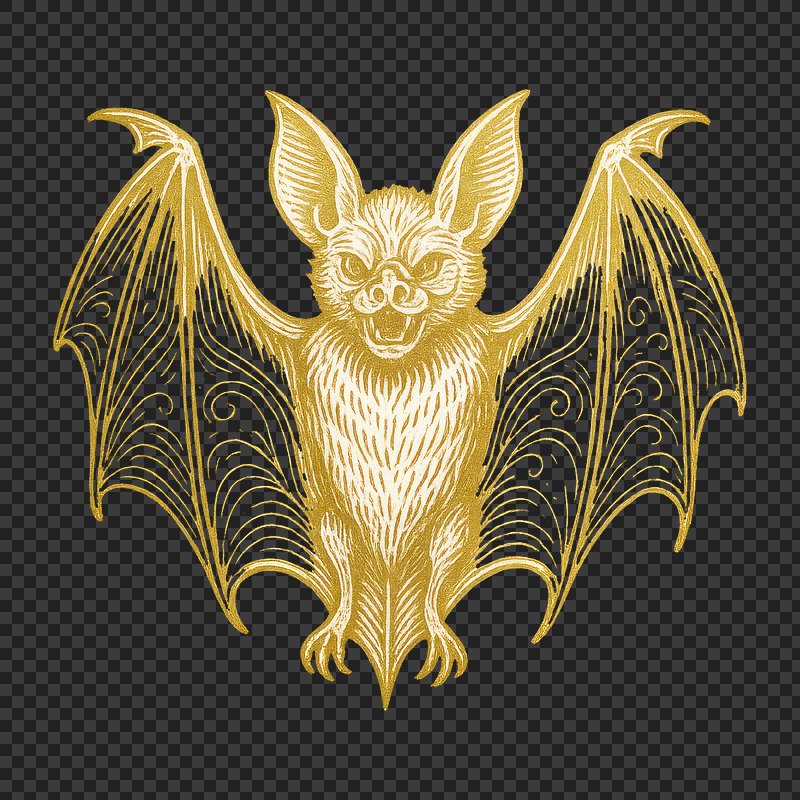 Bat Background PNG Shadow Vintage Design Images | Free Photos, PNG ...