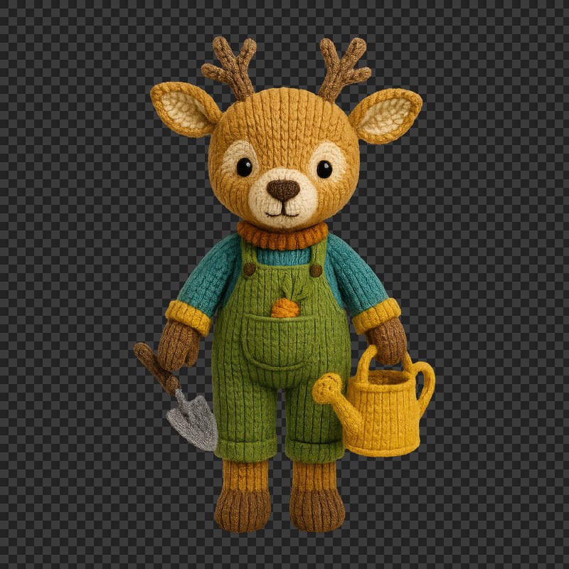 Cute+brown+deer Cartoon Isolated Background PNG Images | Free Photos ...